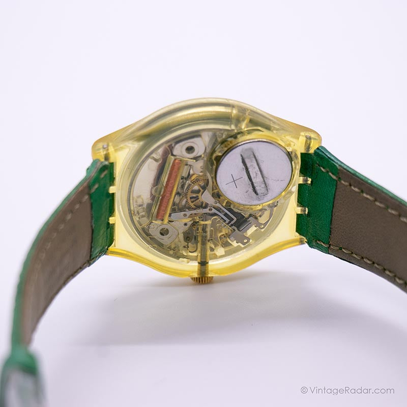 1993 Swatch GK152 SPADES Watch | Vintage 90s Swatch Gent – Vintage Radar