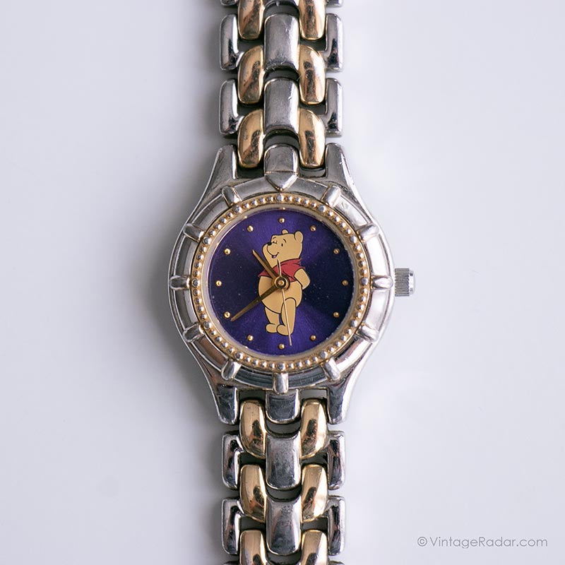 Vintage Stainless Steel Winnie the Pooh Watch | Disney Quartz Watch ...