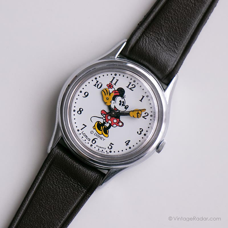 Vintage Minnie Mouse Watch for Ladies | Lorus Japan Quartz Watch ...