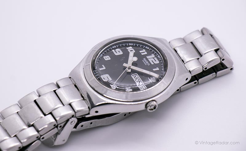 2007 Swatch YGS740G HIS TENDER BLACK Watch | Swatch Irony Big – Vintage ...