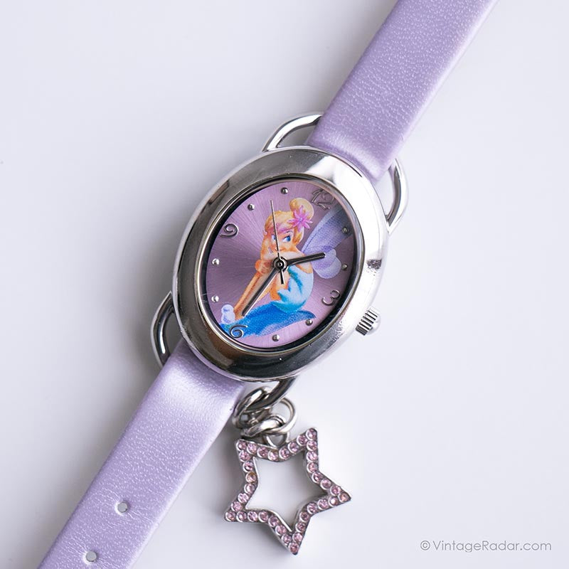 Vintage Pink Tinker Bell Watch | Disney Time Works Watch – Vintage Radar