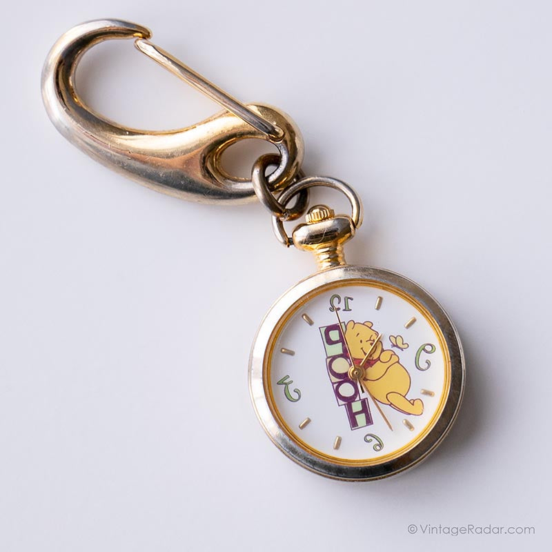 Vintage Winnie the Pooh Keychain Watch | Disney Memorabilia Watch ...