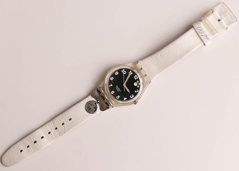 Swatch GE218 Blofeld's Cat Villain Collection James Bond 007 Watch – Vintage Radar