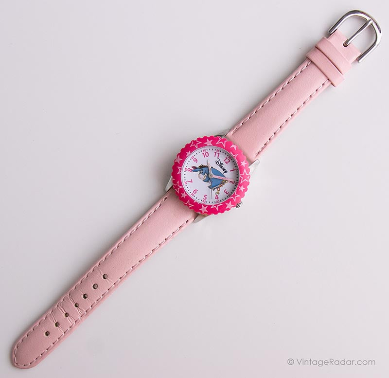 Vintage Pink Disney Watch for Ladies | Winnie the Pooh Eeyore Watch ...
