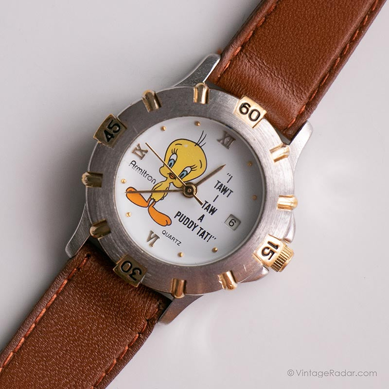 Vintage Tweety Watch for Her | Armitron Looney Tunes Watch – Vintage Radar