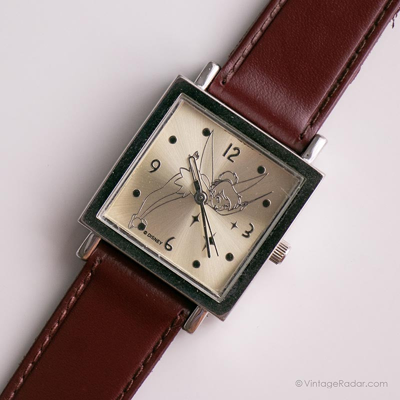 Vintage Silver-tone Tinker Bell Watch | Disney Collectible Watch ...