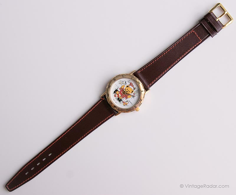 Vintage Classic Christmas Watch | Antique Teddy Bear Watch – Vintage Radar