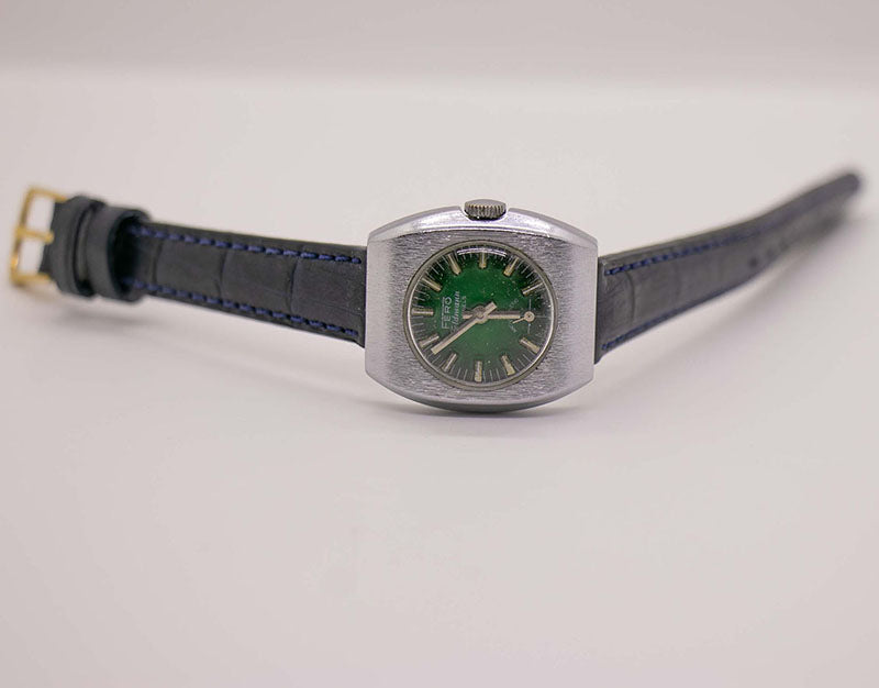 Fero Feldmann 17 Jewels Swiss Made Green Dial Watch for Women 1980s ...