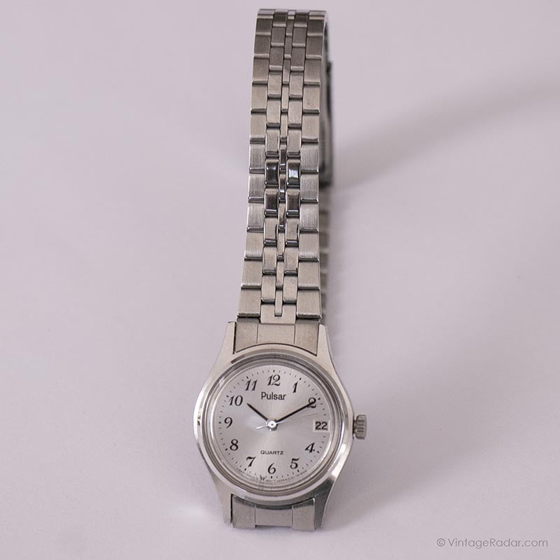 Vintage Pulsar V427-0010 A1 Watch | Silver-tone Japan Quartz Watch ...
