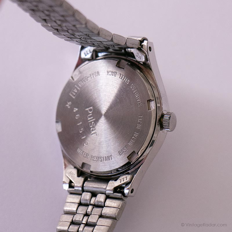 Vintage Pulsar V427-0010 A1 Watch | Silver-tone Japan Quartz Watch ...