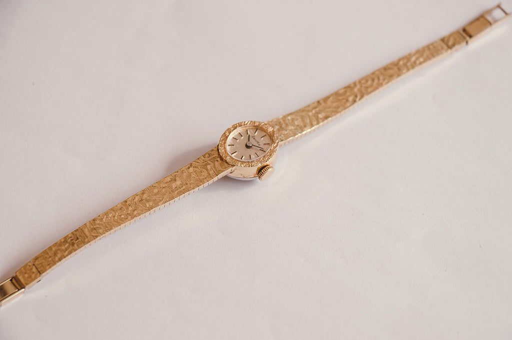 Tiny Gold-Tone Mechanical ZentRa Watch | Gift Watches For Women ...