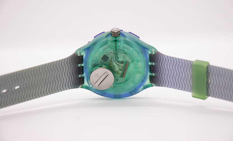 1994 Vintage Swatch Watch | Scuba Swatch BERMUDA TRIANGLE SDN106 ...