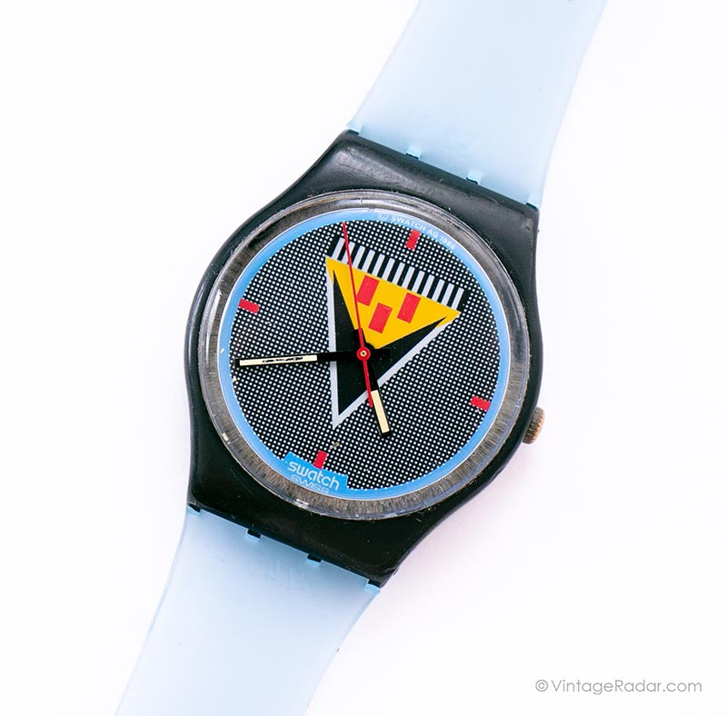 Vintage Swatch GB110 LANCELOT Watch | RARE 1986 Swatch Gent Model ...