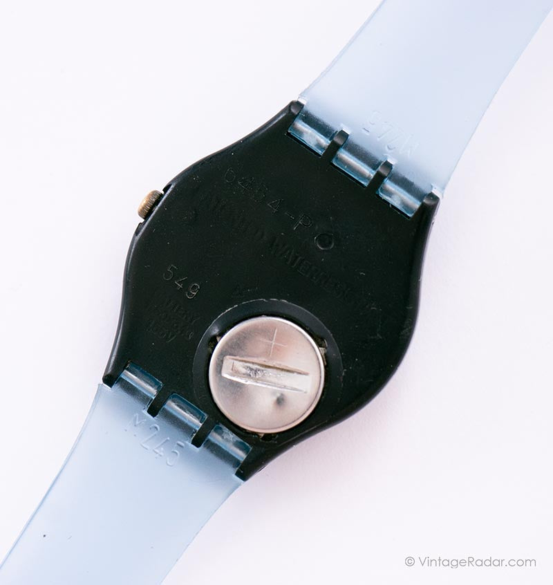 Vintage Swatch GB110 LANCELOT Watch | RARE 1986 Swatch Gent Model ...