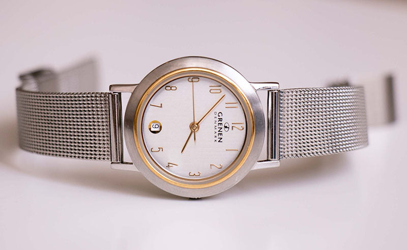 Silver-tone Minimalist Grenen Denmark by Skagen Women's Watch Vintage ...