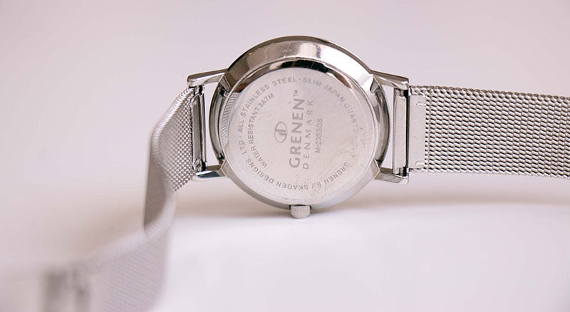 Silver-tone Minimalist Grenen Denmark by Skagen Women's Watch Vintage ...