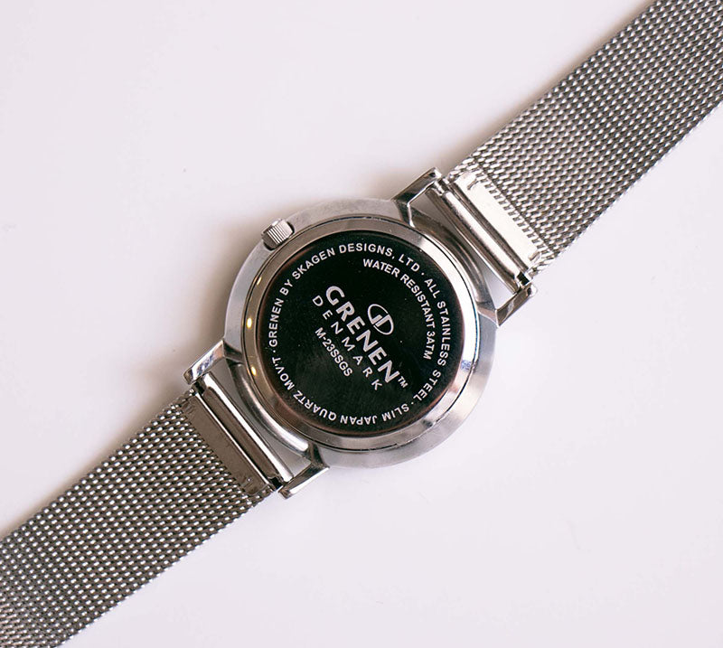 Silver-tone Minimalist Grenen Denmark by Skagen Women's Watch Vintage ...