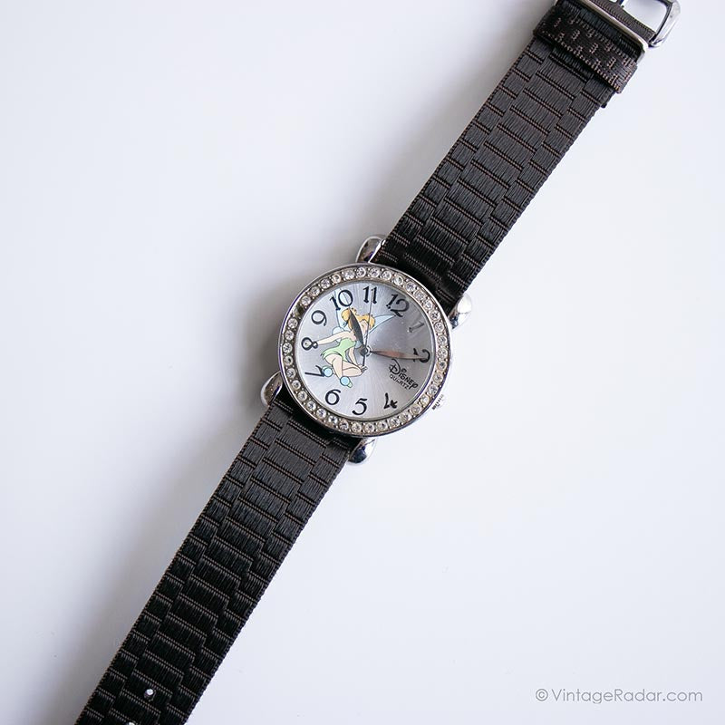 Vintage Disney Princess Wristwatch | Silver-tone Tinker Bell Watch ...
