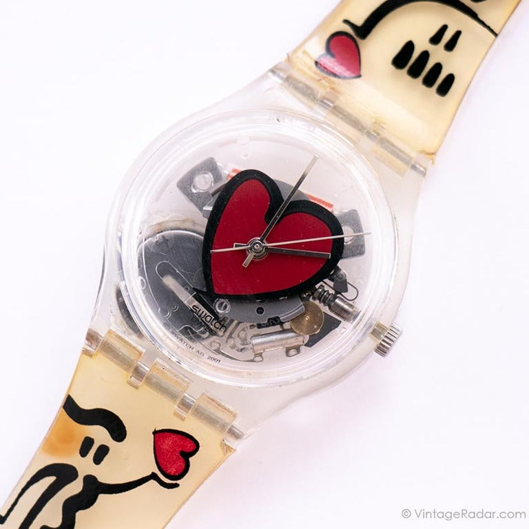 2002 Swatch GK371 CUPID'S BOW Watch | Valentine's Day Swatch Watch ...