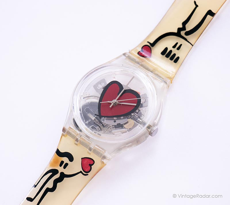 2002 Swatch GK371 CUPID'S BOW Watch | Valentine's Day Swatch Watch ...
