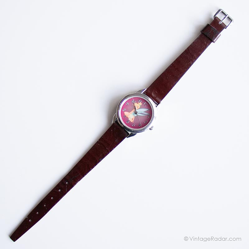 Vintage Pink Tinker Bell Watch for Her | Retro Disney Ladies Watch ...