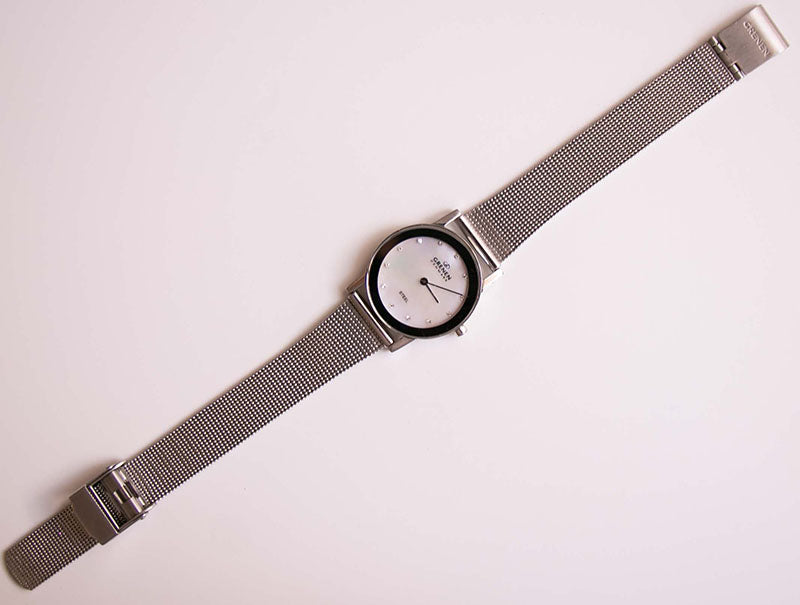 Vintage Minimalist Grenen Denmark by Skagen Watch with Pearly Dial ...