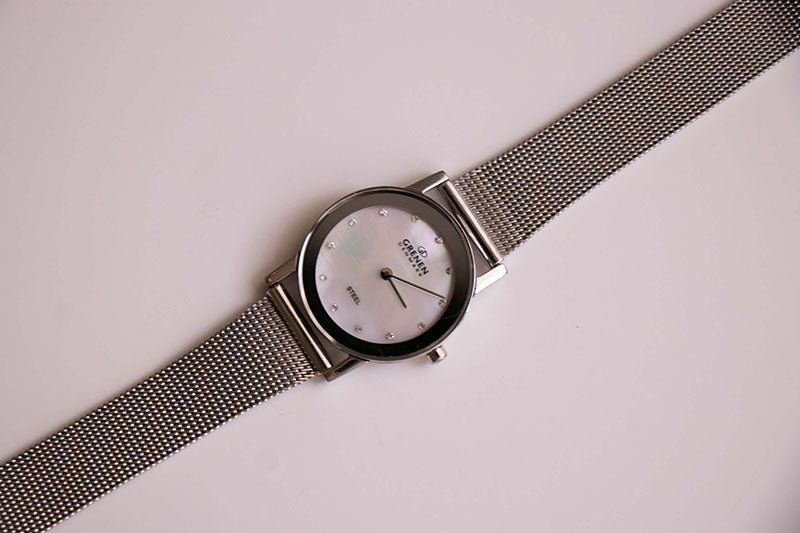 Vintage Minimalist Grenen Denmark by Skagen Watch with Pearly Dial ...