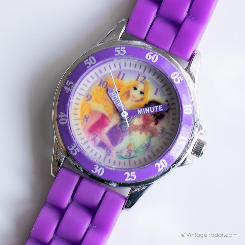 Vintage Disney Princesses Watch | Retro Purple Ladies Watch – Vintage Radar
