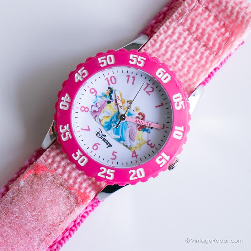 Vintage Pink Princess Watch by Disney | Retro Collectible Wristwatch ...