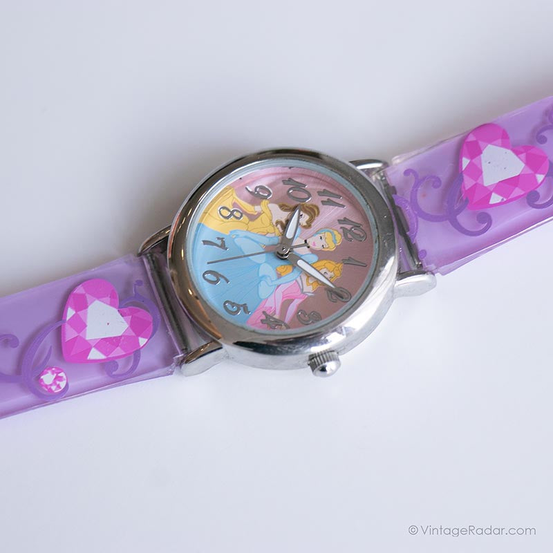 Vintage Retro Princess Watch by Disney | Japan Quartz Wristwatch ...