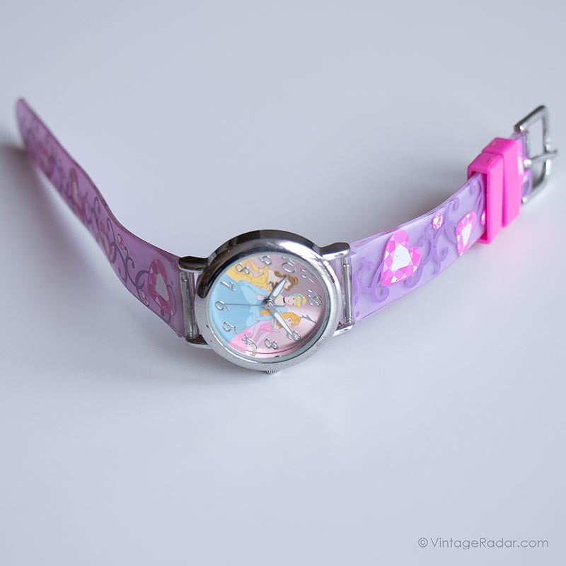 Vintage Retro Princess Watch by Disney | Japan Quartz Wristwatch ...