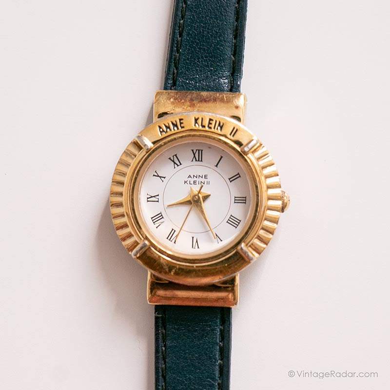 Vintage Gold-tone Anne Klein II Watch | Quartz Watch for Ladies ...