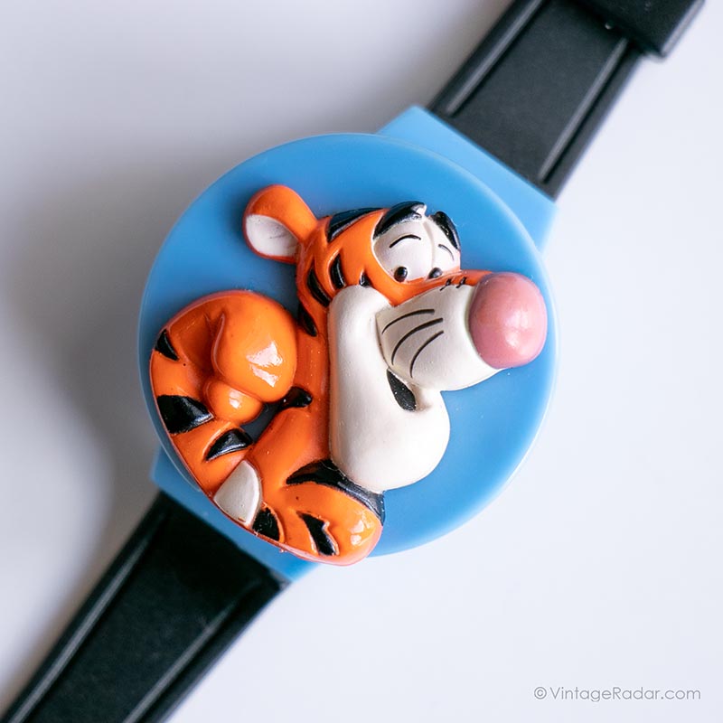 Vintage Digital Disney Watch | Blue Tigger Ladies Wristwatch – Vintage ...