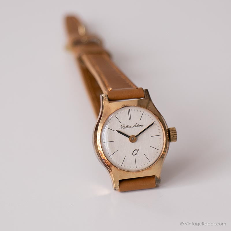 Vintage Pallas Adora Watch | Elegant Gold-tone Watch for Ladies ...