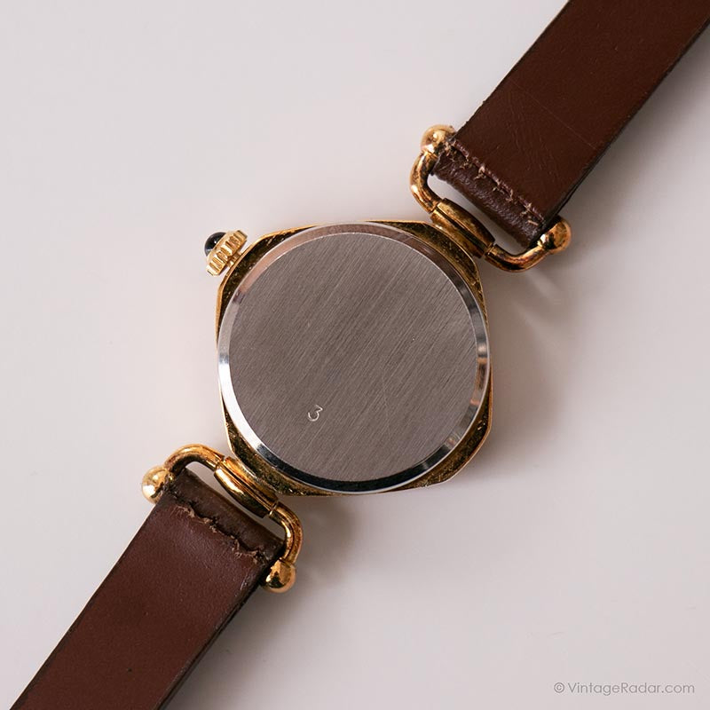 Vintage Rectangular Pallas Exquisit Watch | Elegant Gold-tone Watch ...