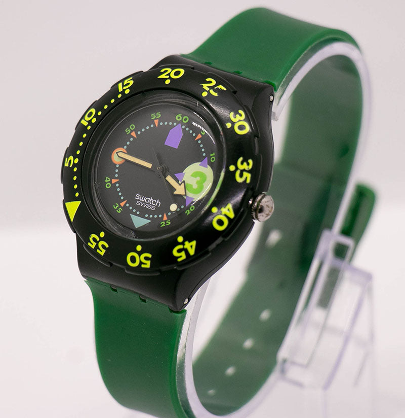 1991 Swatch Scuba 200 SDB101 Captain Nemo Watch | 90s Swiss Watch ...
