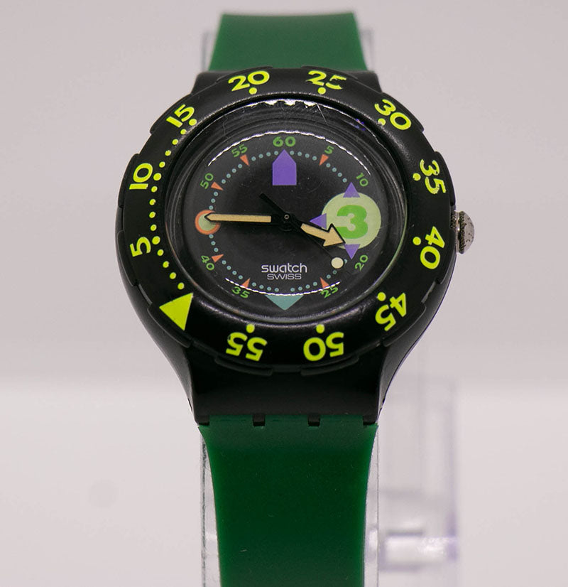 1991 Swatch Scuba 200 SDB101 Captain Nemo Watch | 90s Swiss Watch ...