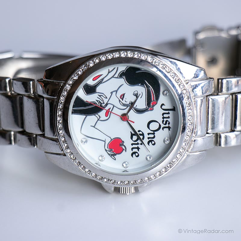 Vintage Snow White Watch | Stainless Steel Disney Wristwatch – Vintage ...