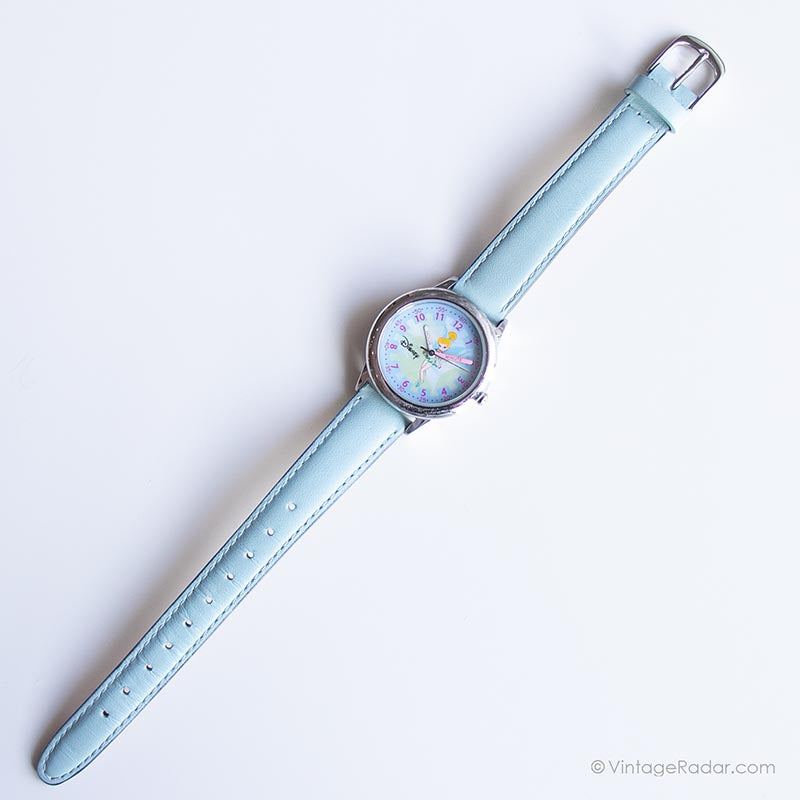 Vintage Blue Tinker Bell Watch for Her | Collectible Disney Watch ...