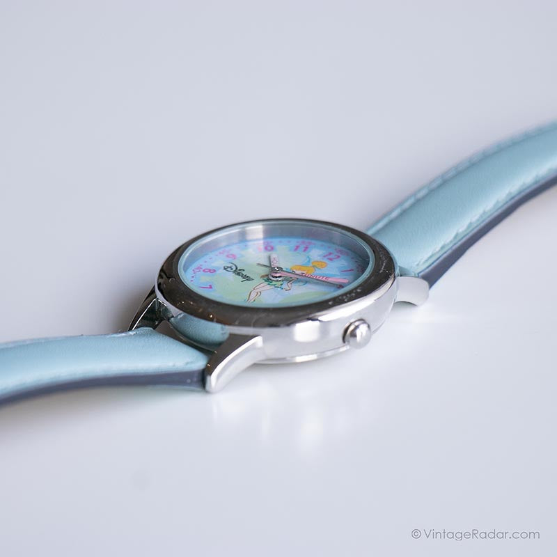 Vintage Blue Tinker Bell Watch for Her | Collectible Disney Watch ...