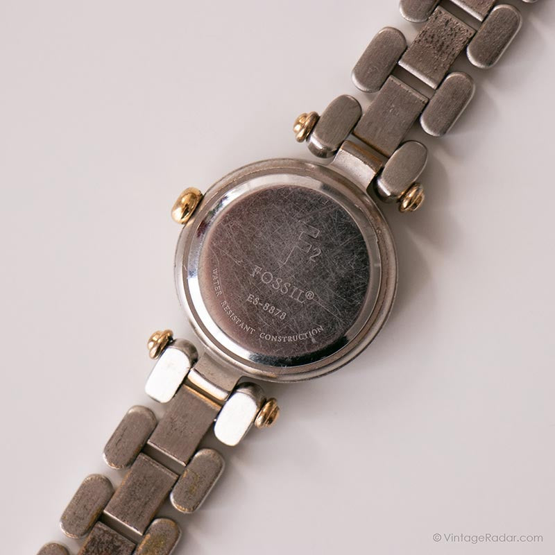 Vintage Fossil Stainless Steel Watch | Round Dial Watch for Women ...