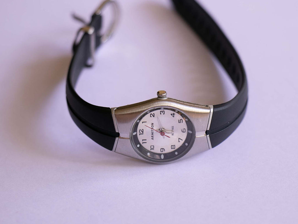 Armitron Quartz Watch | Silver-tone Water Resistant Ladies Wristwatch ...