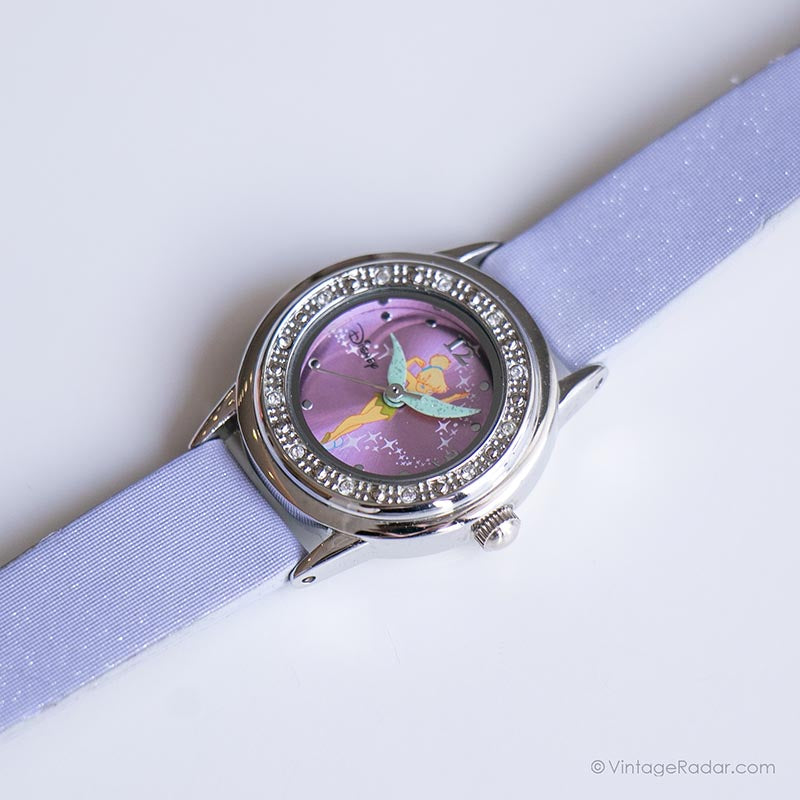 Vintage Pink Tinker Bell Watch for Her | Fairy Watch by Disney ...