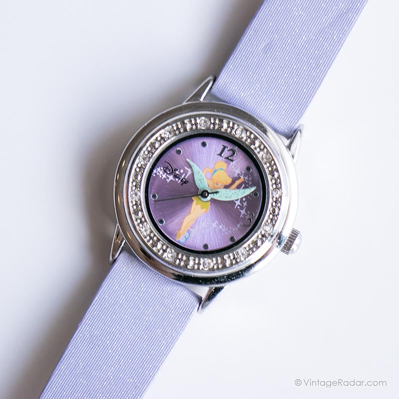 Vintage Pink Disney Princess Watch for Her | Tinker Bell Wristwatch ...