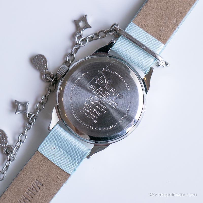 Vintage Blue Seiko Disney Watch | Tinker Bell Watch with Charms ...
