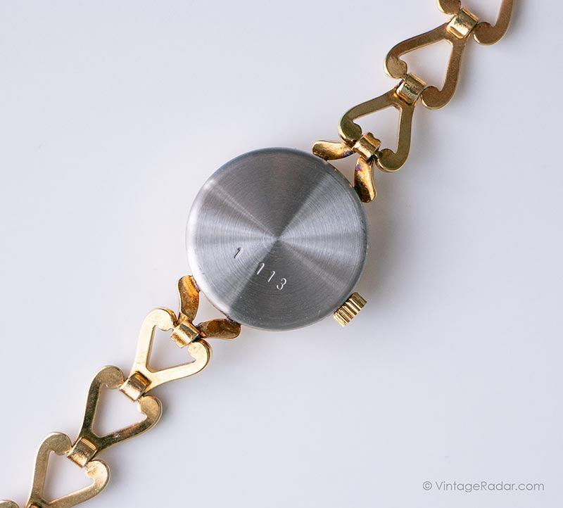 Vintage Adora Gold-tone Watch for Her | Heart-shaped Bracelet Watch ...