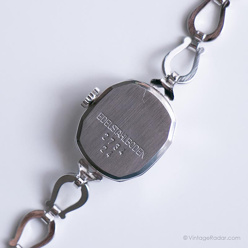 Vintage Mechanical Adora Watch | Silver-tone Watch for Her – Vintage Radar