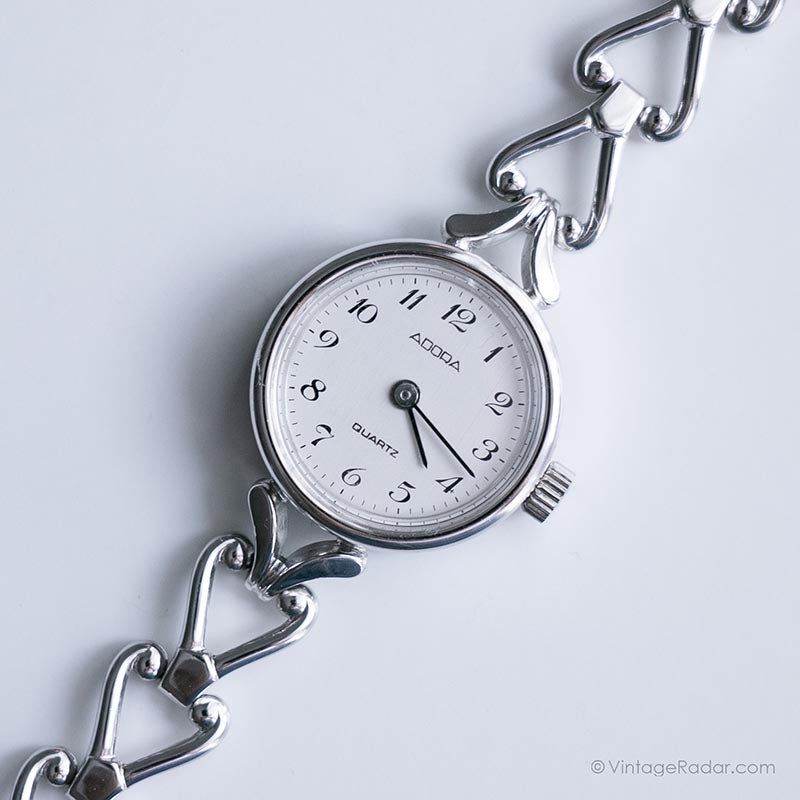 Vintage Silver-tone Adora Watch for Ladies | Best Girlfriend Gifts ...