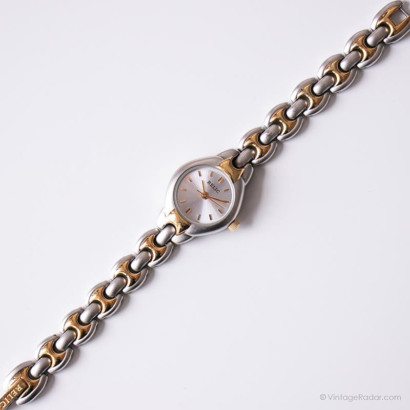 Vintage Tiny Two-tone Watch by Relic | Watch for Small Wrist Sizes ...