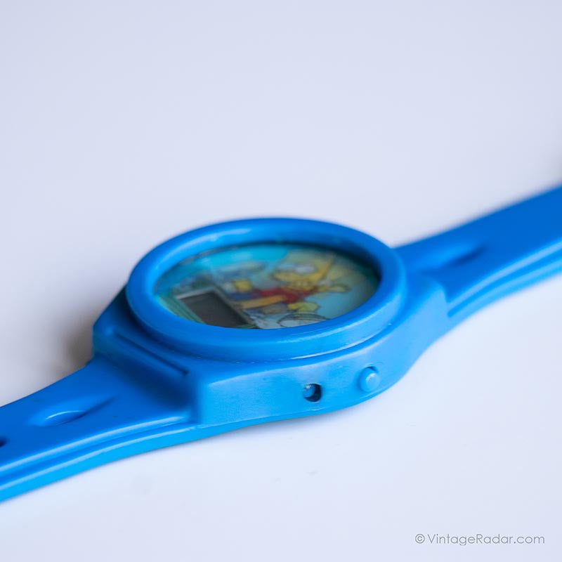 Vintage The Simpsons Watch | Blue Bart Digital Wristwatch – Vintage Radar